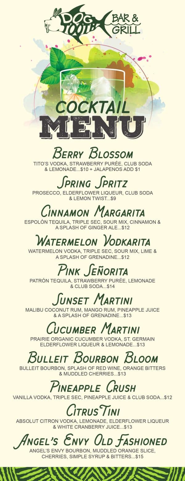 Dogtooth Bar & Grill in Wildwood, NJ: Best Drinks in Town